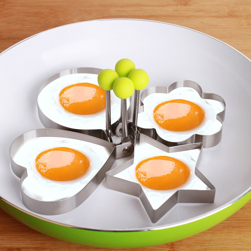 Kitchen Gadgets Stainless Steel Fried Egg Shaper Pancake Mould Omelet ...