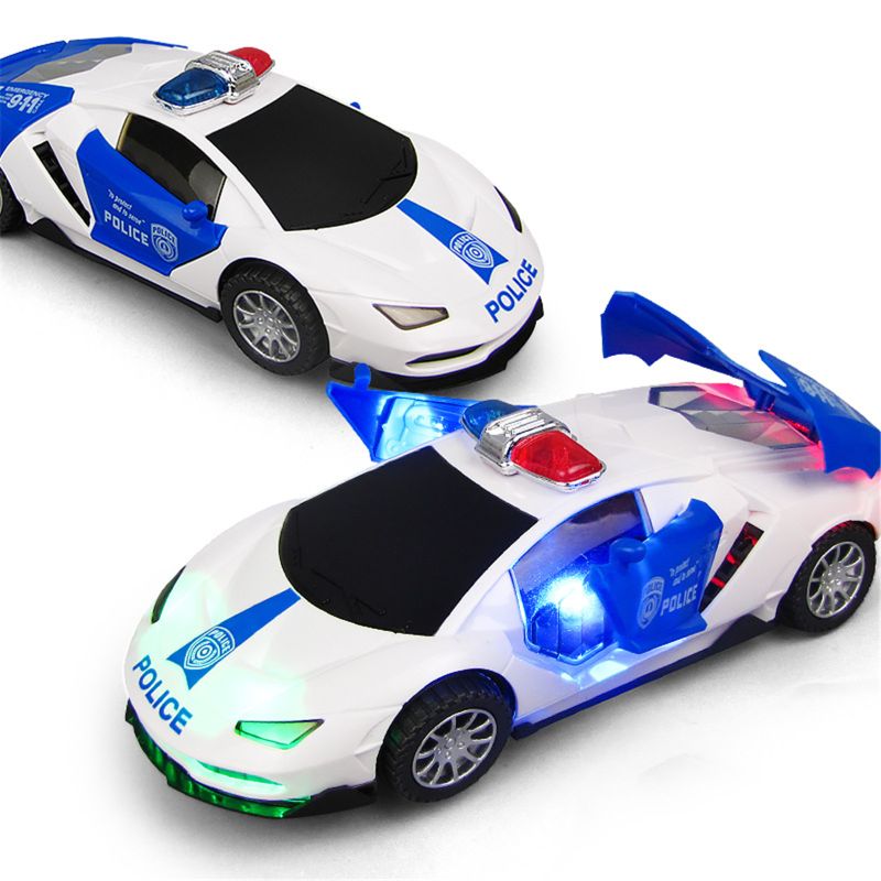 Electric Police Car Toy Kids Toys with Lights and Sounds – HalloBest