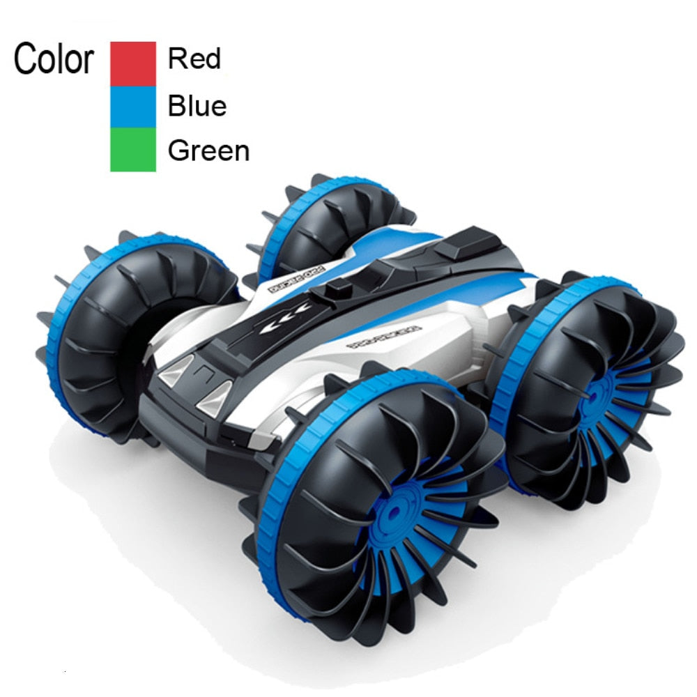 Water and Land Vehicle 360 Rotate Remote Control Cars Toys For Kids ...