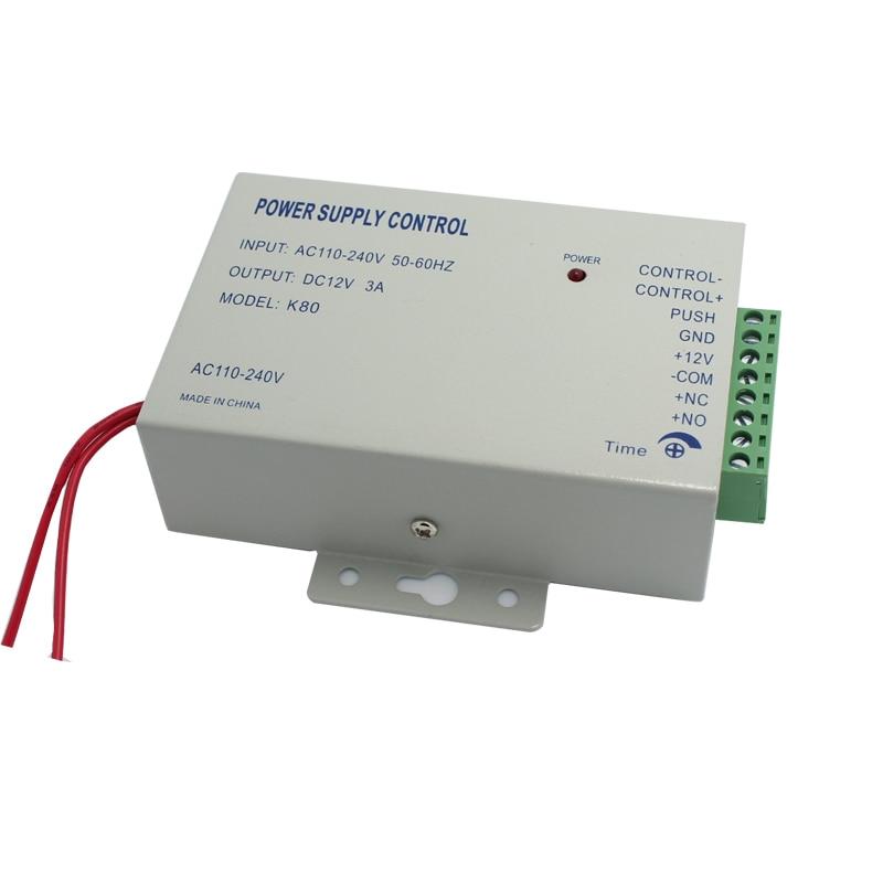 DC 12V/3A New Door Access Control system Switch Power Supply AC 110~24 ...